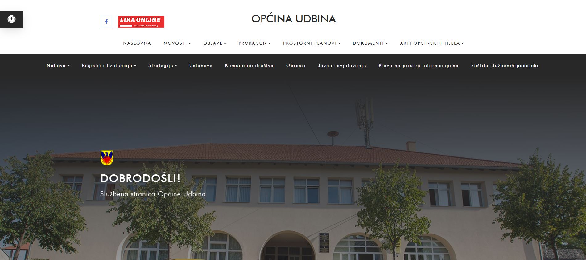 Općina Udbina - službena stranica | Naslovna stranica